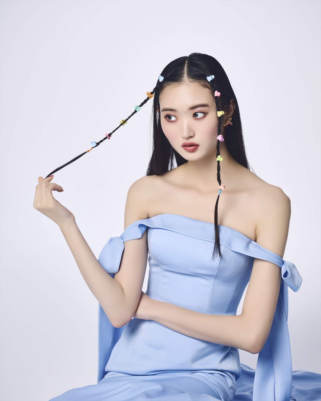 Melt girl 【powder blue】｜名古屋・丸の内・浜松・静岡・大阪のウエディングドレスショップ