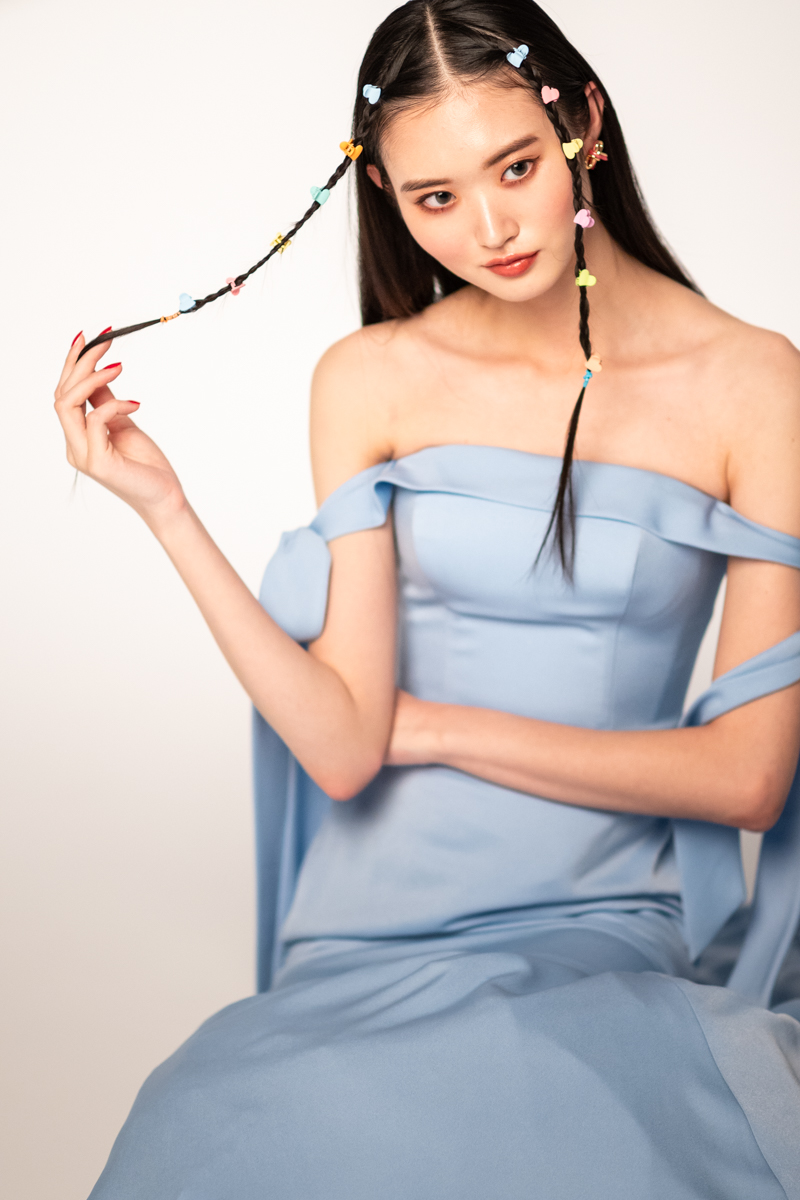 Melt girl 【powder blue】｜名古屋・丸の内・浜松・静岡・大阪のウエディングドレスショップ